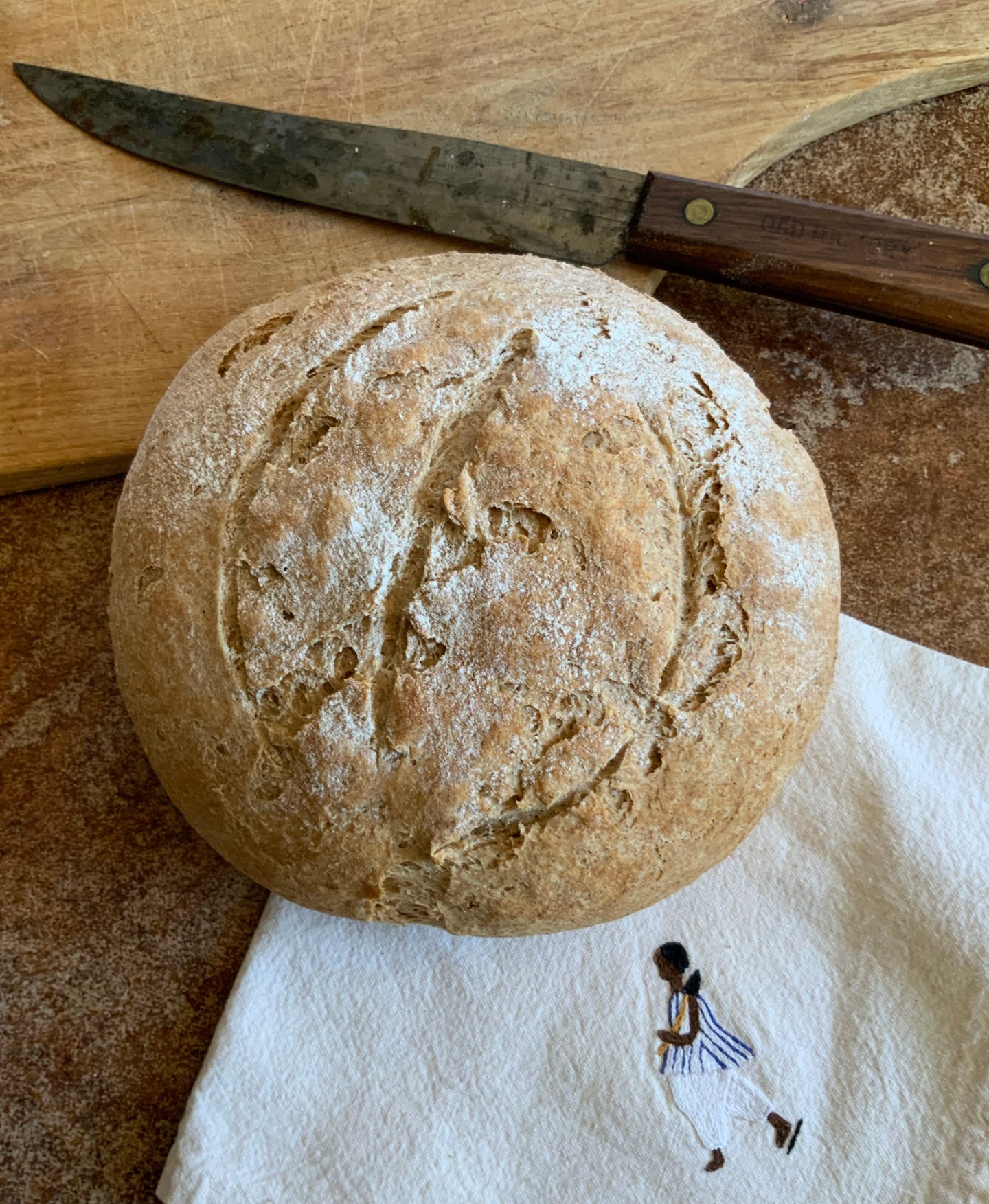 Maslin Bread ~ a complimentary combination of flours – thefoodlessprocessed